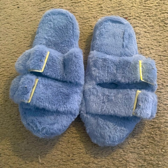 Shoes | Cute Blue Slippers | Poshmark